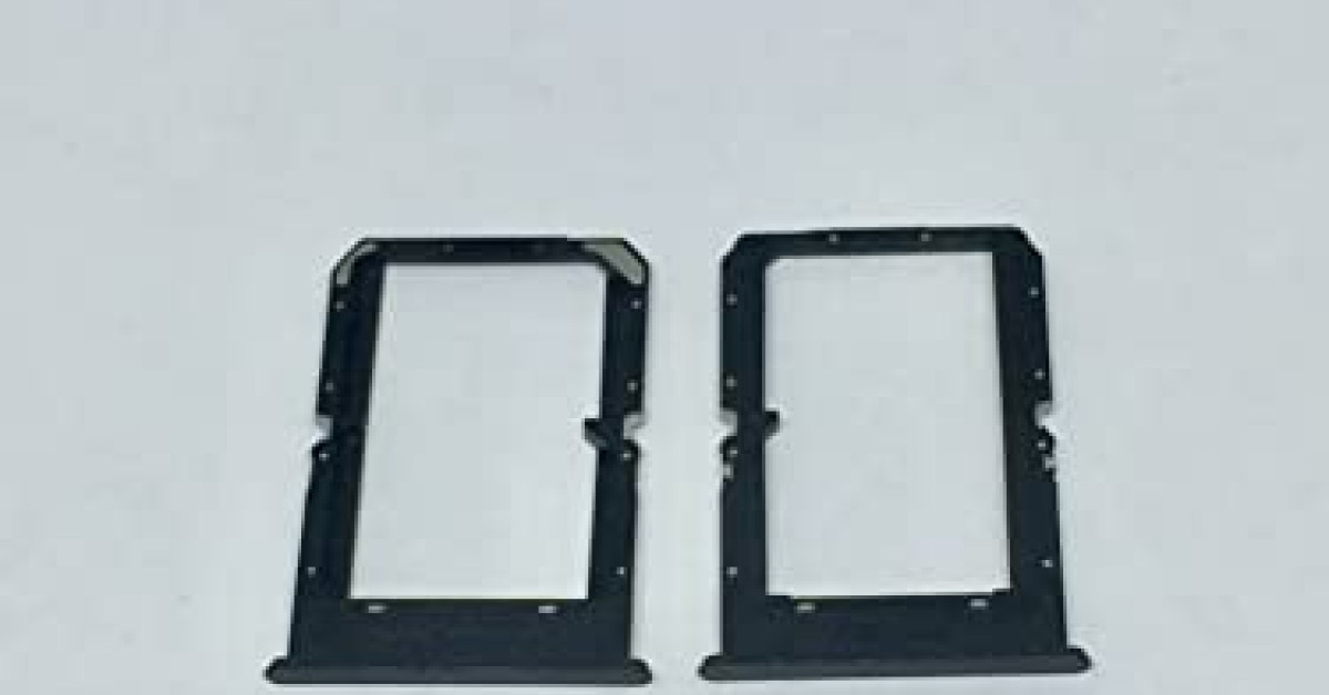 REALME GT Sim Card Slot Sim Tray Holder Part and Memory Card Tray - Black
